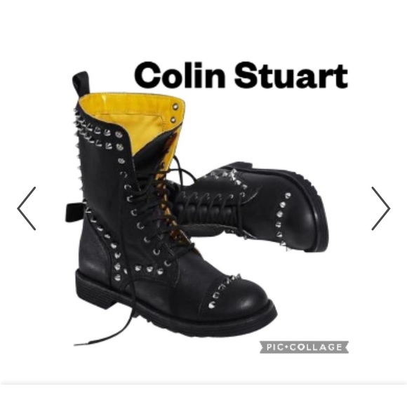 Colin Stuart | Shoes | Colin Stuart Studded Ankle Boots | Poshmark